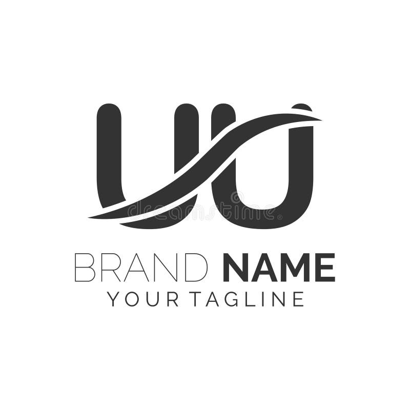 UU logo design. stock vector. Illustration of company - 363620846