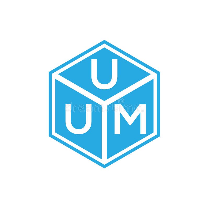 UUM Letter Logo Design on Black Background. UUM Creative Initials ...