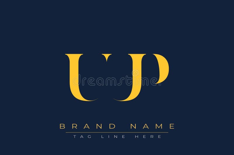 UUP Abstract Letter Logo Design Stock Vector - Illustration of brand ...