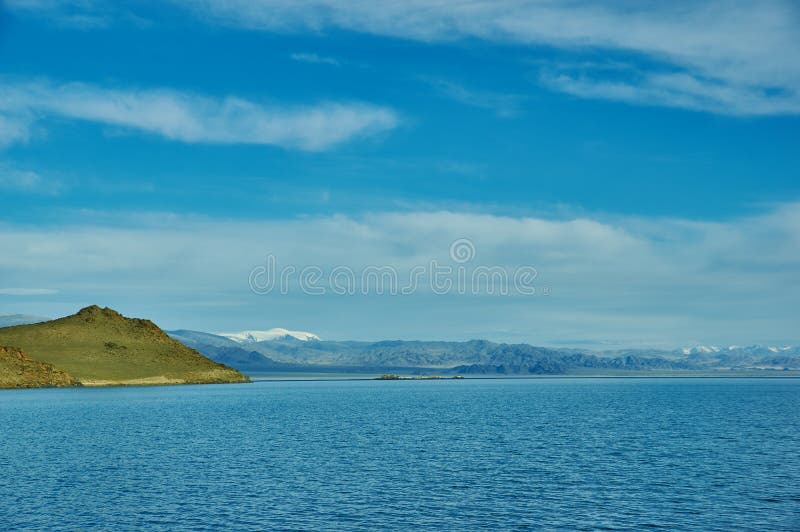 Uureg Nuur Lake stock photo. Image of altai, uureg, nuur - 152226832