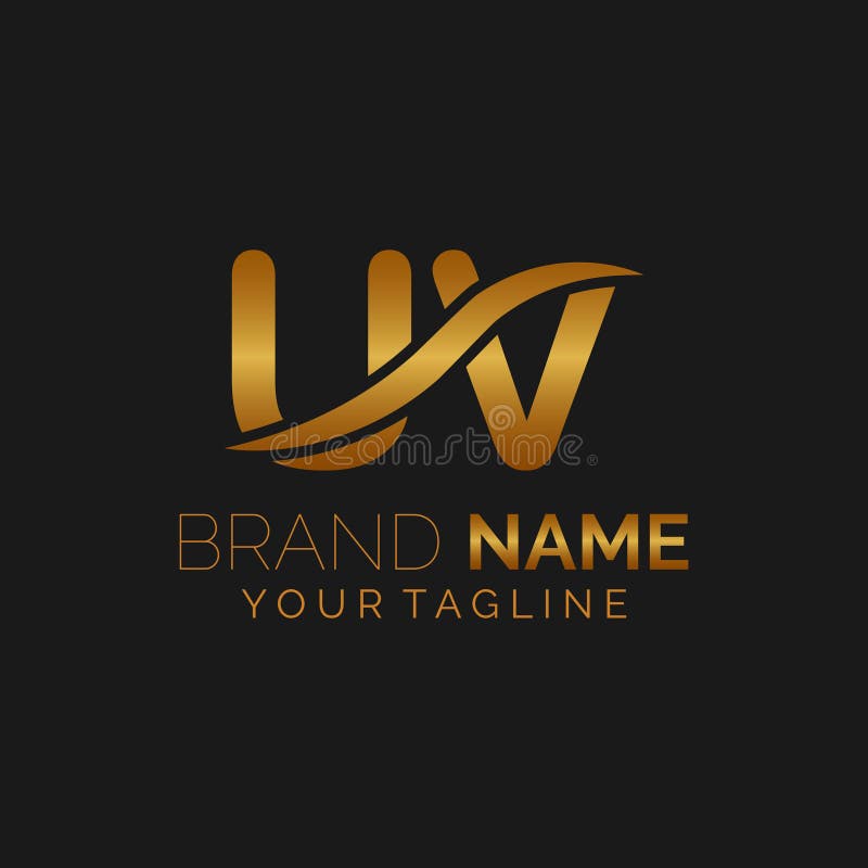 UV logo design. stock illustration. Illustration of design - 364520322