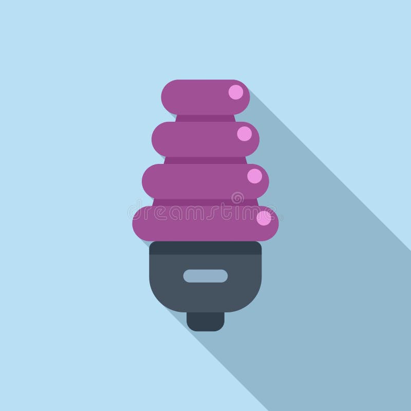 UV Lamp Icon Flat Vector. Disinfection Light Stock Vector ...