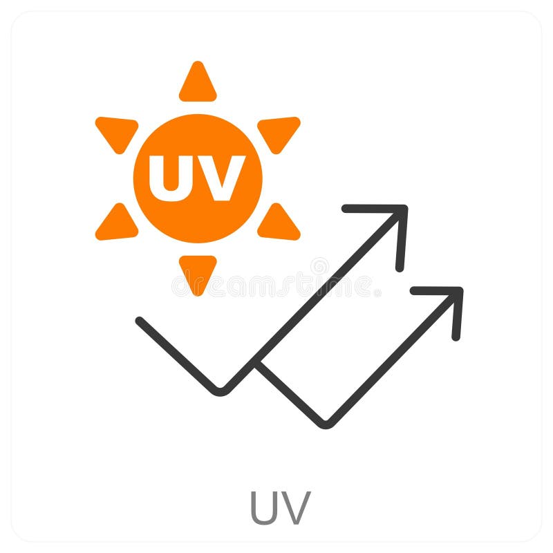 UV and light icon concept stock vector. Illustration of radiation ...
