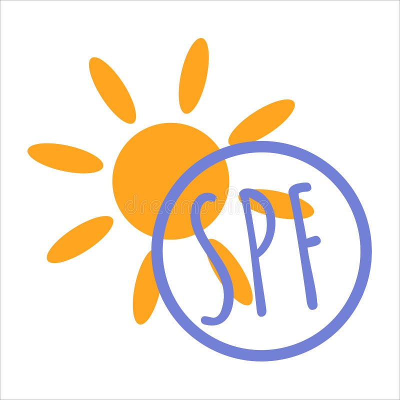 UV Protect Icon. Using Spf for Protection from Sunshine Stock Vector ...