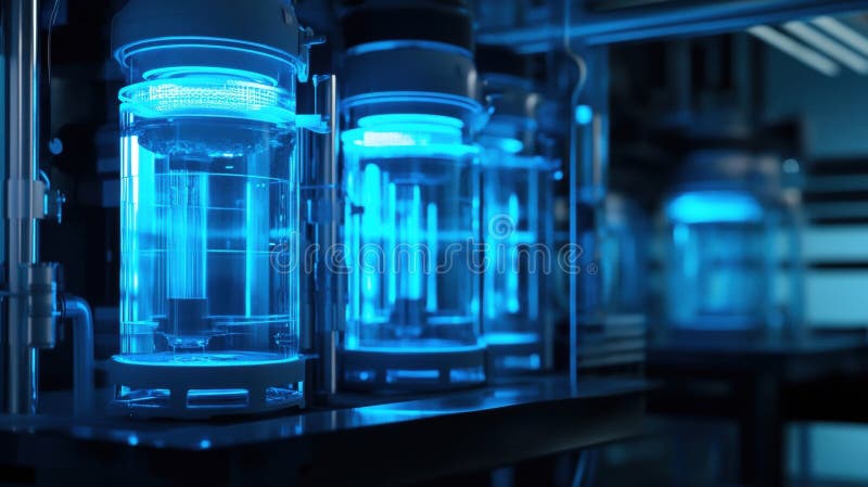 UV Sterilization Visualized within Water Purification System Setup ...