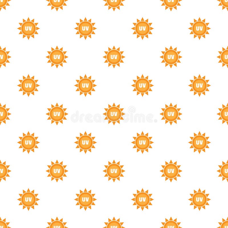 Uv Sun Pattern Seamless Vector Stock Vector - Illustration of pictogram ...