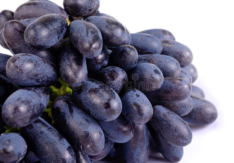 Uva Roxa Isolada No Fundo Branco Foto de Stock - Imagem de isolada ...