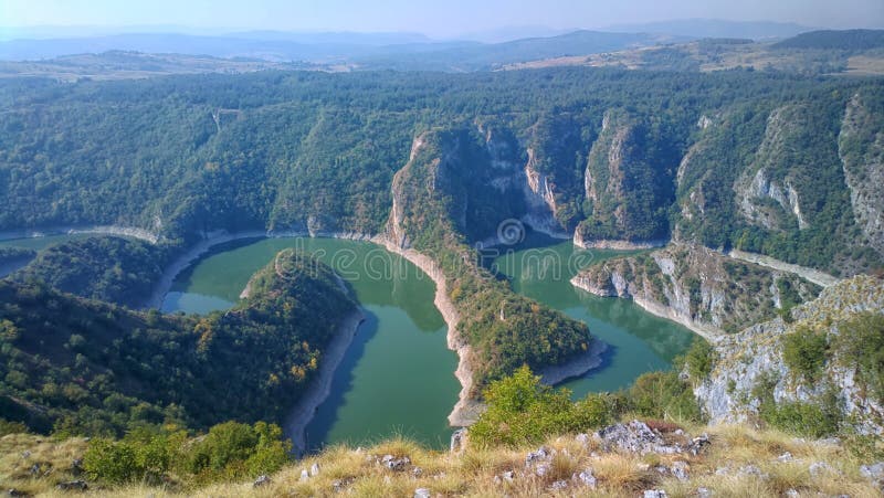 Uvac river, Serbia stock image. Image of green, destination - 99137071