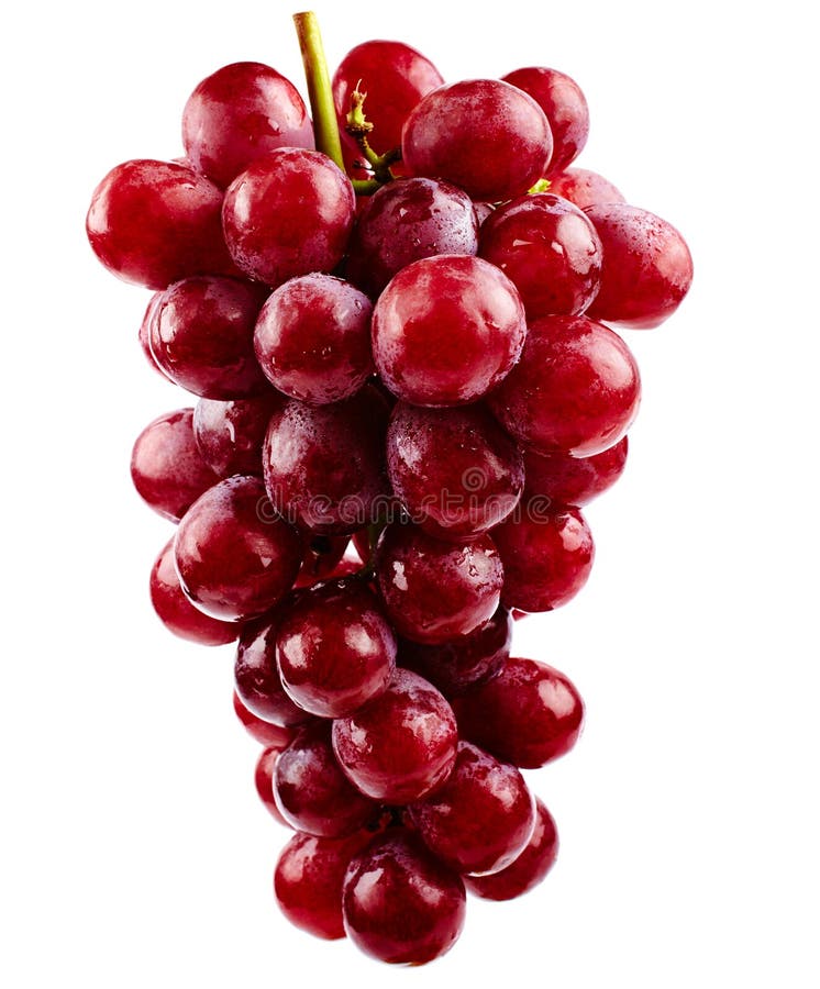 Uvas Rojas En La Muselina Oscura Foto de archivo - Imagen de rojo, uvas ...
