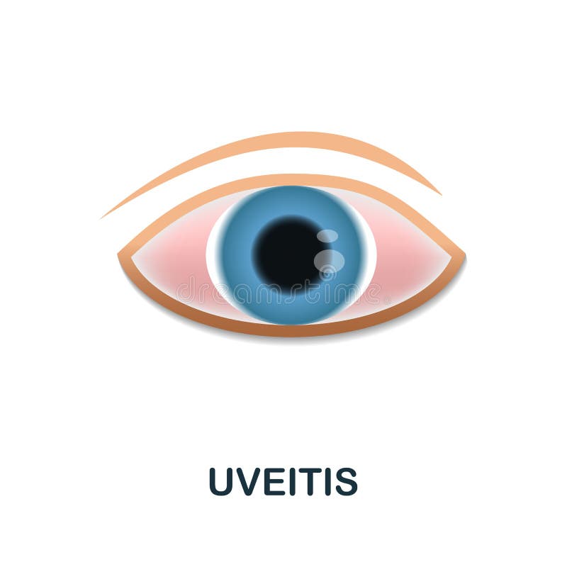 Uveitis Icon. 3d Illustration from Deseases Collection. Creative ...