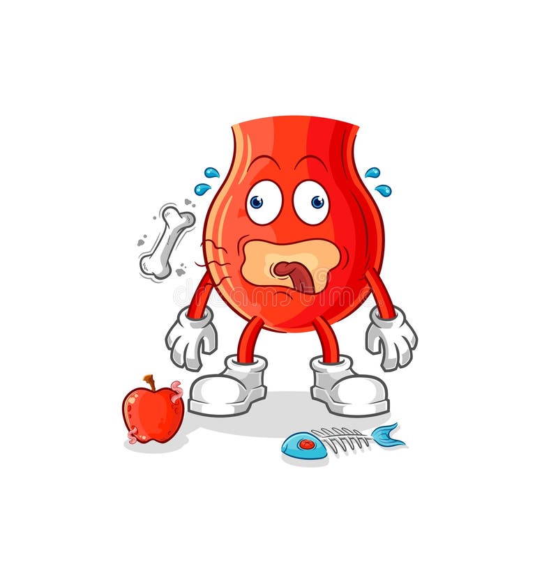 Uvula Burp Mascot. Cartoon Vector Stock Vector - Illustration of design ...