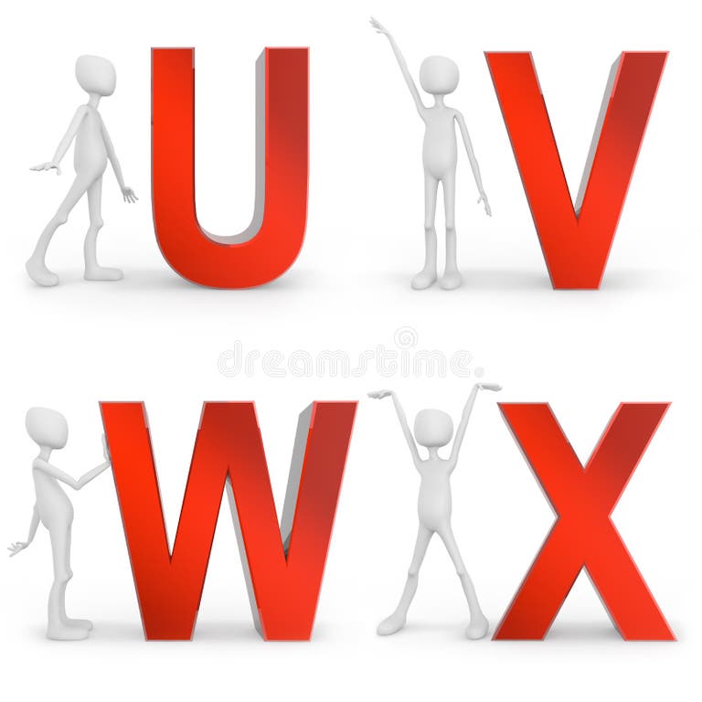 Letters Uvwx Stock Illustrations – 60 Letters Uvwx Stock Illustrations ...