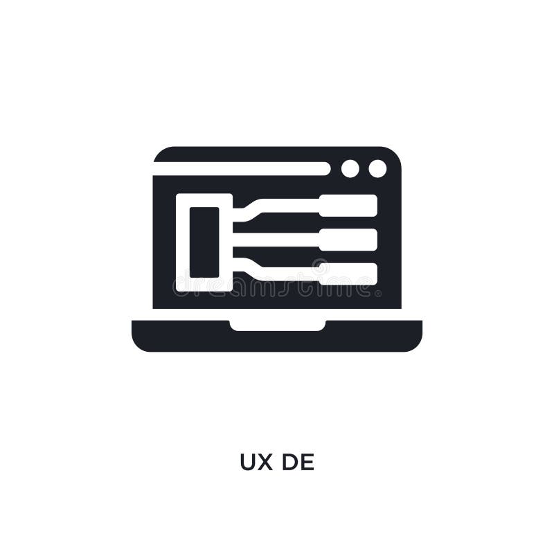 Ux De Isolated Icon Simple Element Illustration From Programming Concept Icons Stock Vector