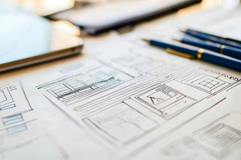A UX Design Process Characterized by Wireframes, User Flow Charts, and ...