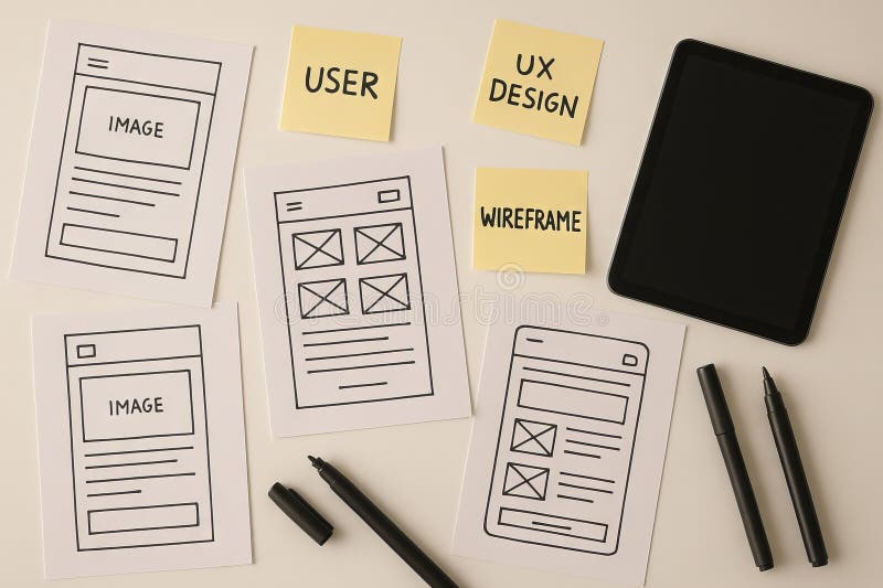 423 Simple Wireframe Design Stock Photos - Free & Royalty-Free Stock ...