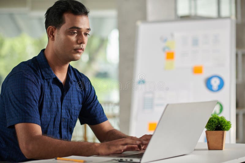 UX Designer Working on Laptop Stock Image - Image of desk, lifestyle ...