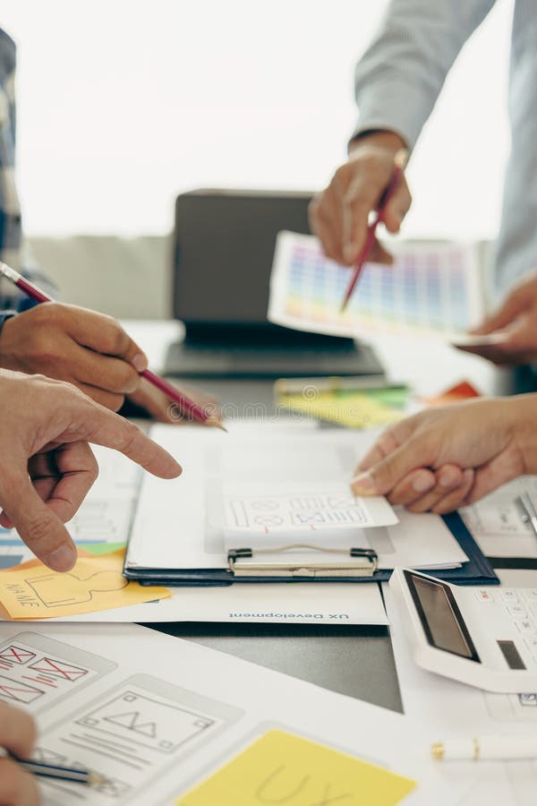 UX Developers or Company Employees Design User Interfaces or UI ...