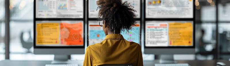 UX Researcher Conducting Usability Testing Sessions the Screen ...