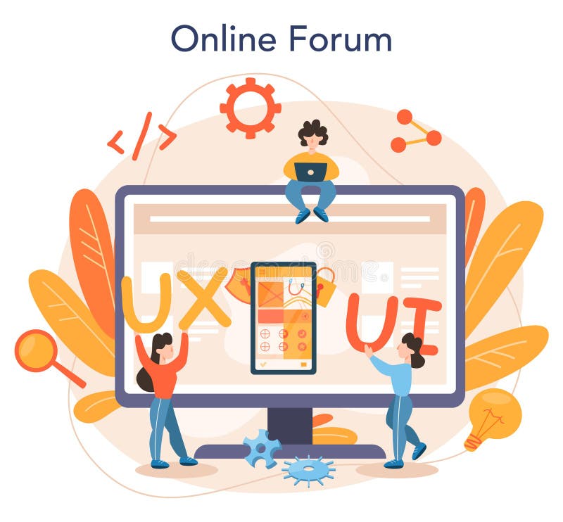 UX UI Designer Online Service or Platform. App Interface Improvement ...