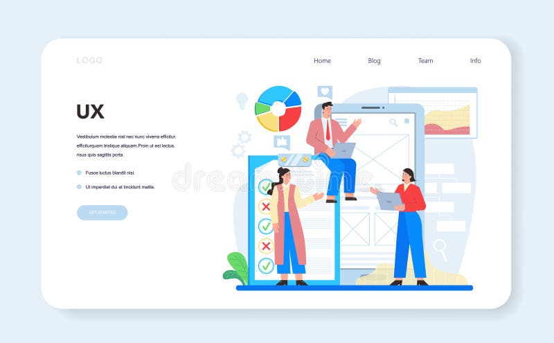 UX UI Designer Web Banner or Landing Page. App Interface Improvement ...