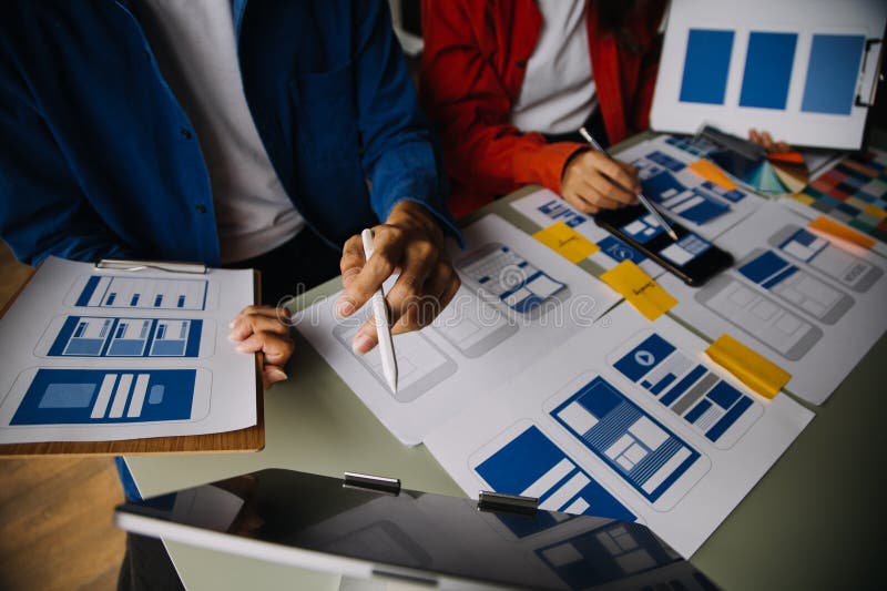 Ux Ui And Programming Development Technology Stock Image Image Of Programmer Coder 276207689