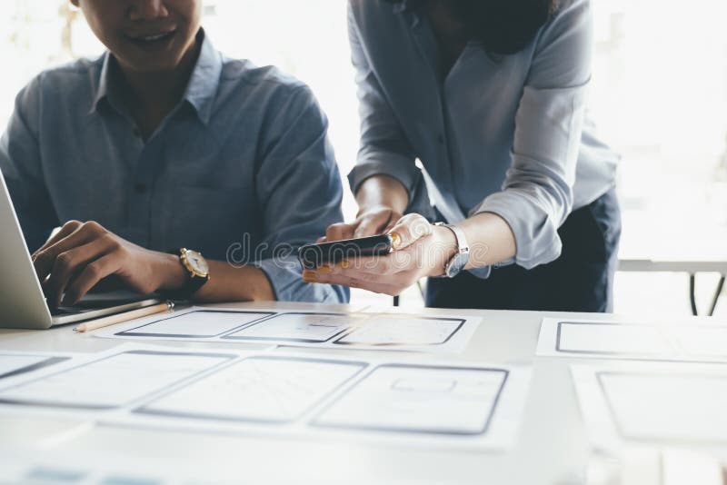 UX UI and Programming Development Technology. Stock Photo - Image of programming, code: 243498094