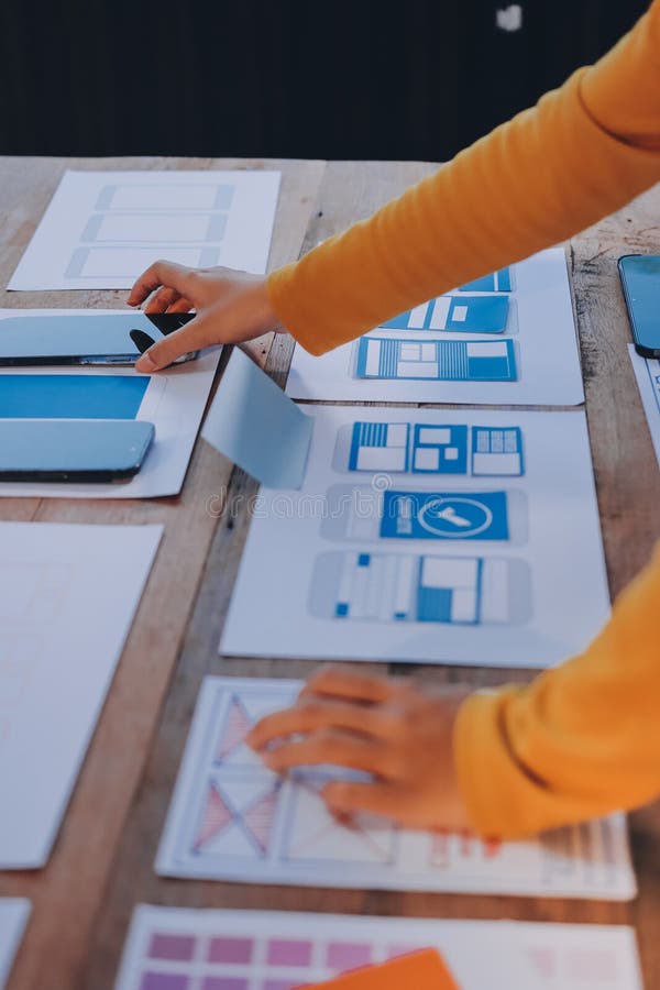 UX UI and Programming Development Technology Stock Photo - Image of notebook, computer: 352840098