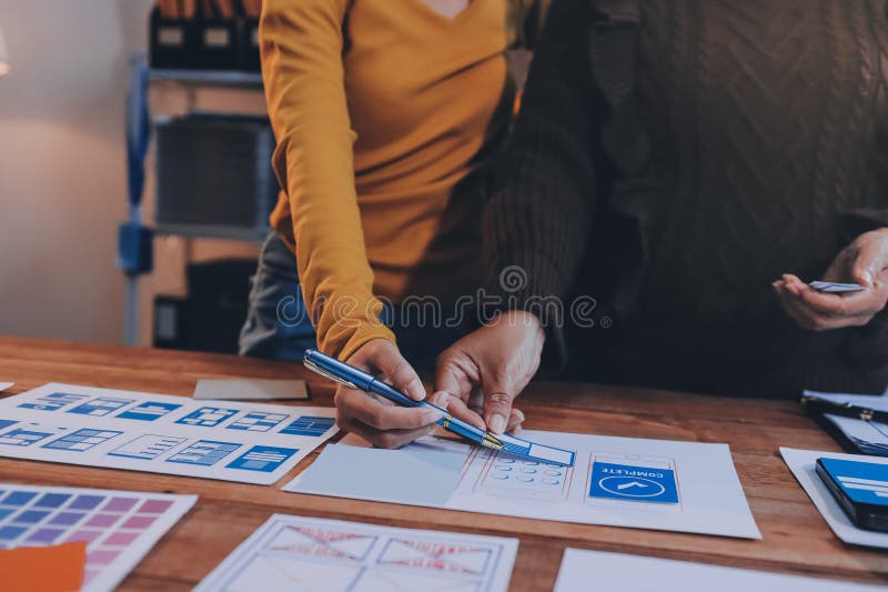 UX UI and Programming Development Technology Stock Image - Image of chiang, internet: 352840125