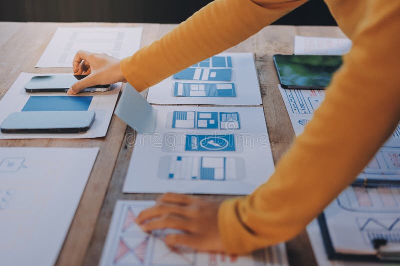 UX UI and Programming Development Technology Stock Photo - Image of internet, screen: 353585910