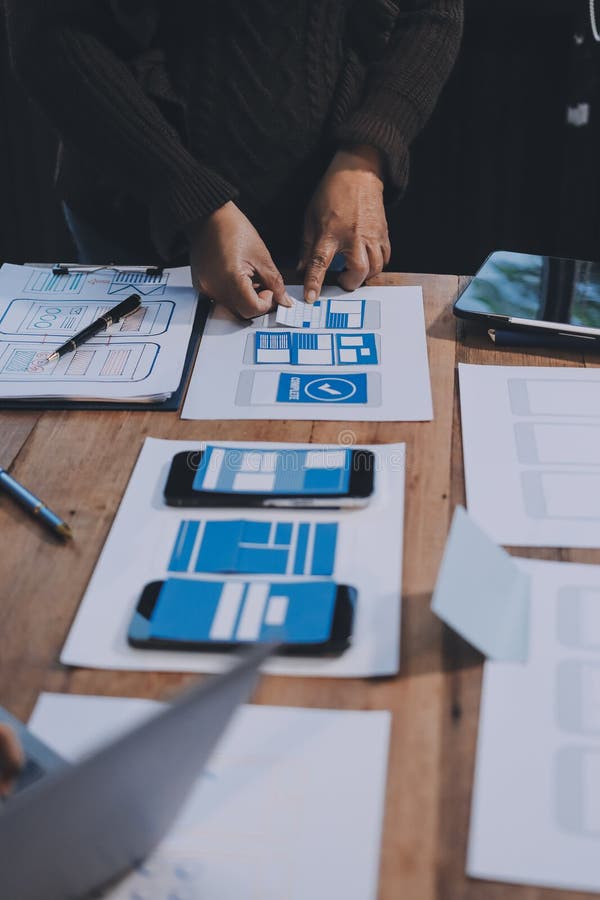 Ux Ui And Programming Development Technology Stock Image Image Of Programming Developer