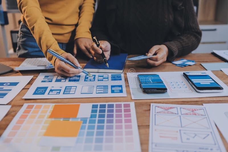 UX UI and Programming Development Technology Stock Photo - Image of internet, chiang: 353585992