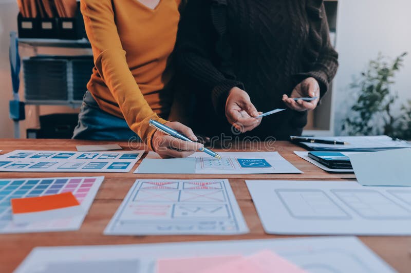 UX UI and Programming Development Technology Stock Photo - Image of design, digital: 353649262