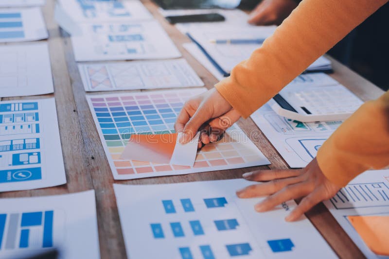Ux Ui And Programming Development Technology Stock Image Image Of