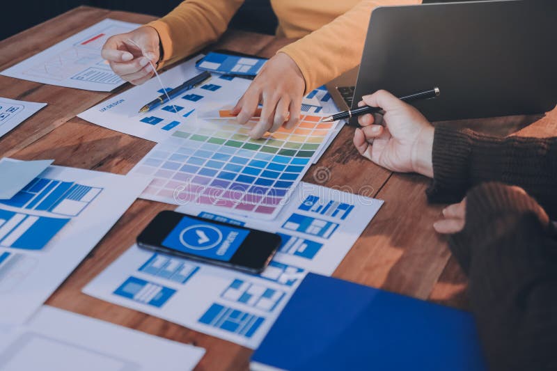 UX UI and Programming Development Technology Stock Image - Image of internet, language: 355013061