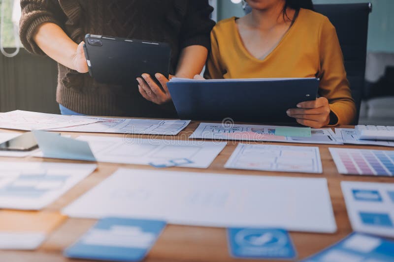 UX UI and Programming Development Technology. Stock Image - Image of computer, code: 243498011