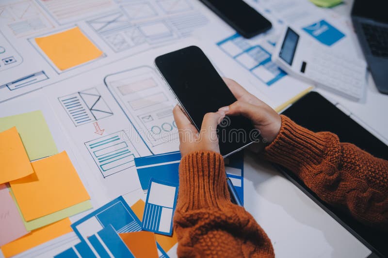 UX UI and Programming Development Technology Stock Image - Image of expertise, device: 362846181