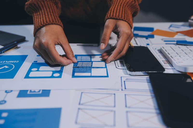 UX UI and Programming Development Technology Stock Image - Image of device, computer: 362846213