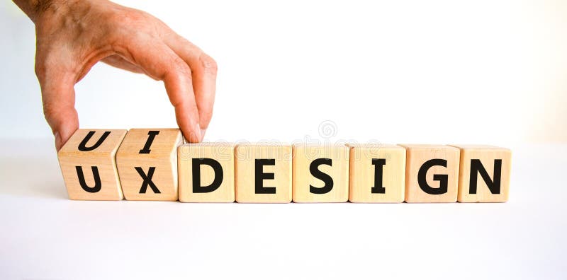 UX User Experience Design or UI User Interface Design Symbol ...