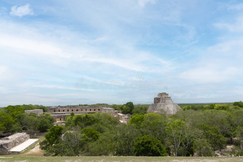 Uxmal Mayan Ruins in Merida, Yucatan Stock Photo - Image of heritage ...