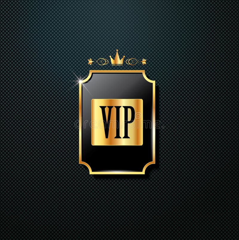 Uxury Creative Golden Vip Label. Premium Label or Card Template Design ...