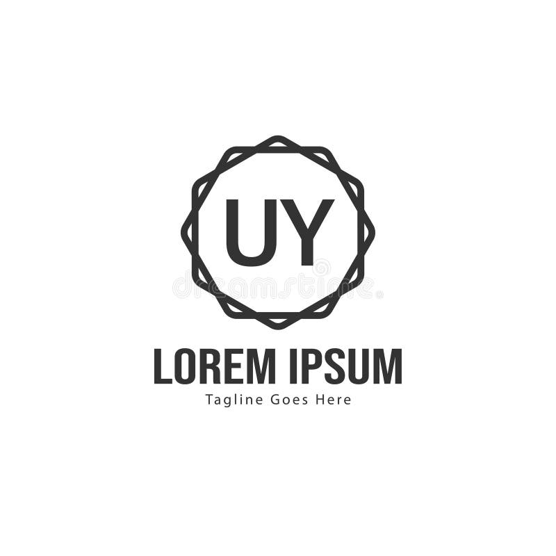 UY Letter Logo Design. Creative Modern UY Letters Icon Illustration ...