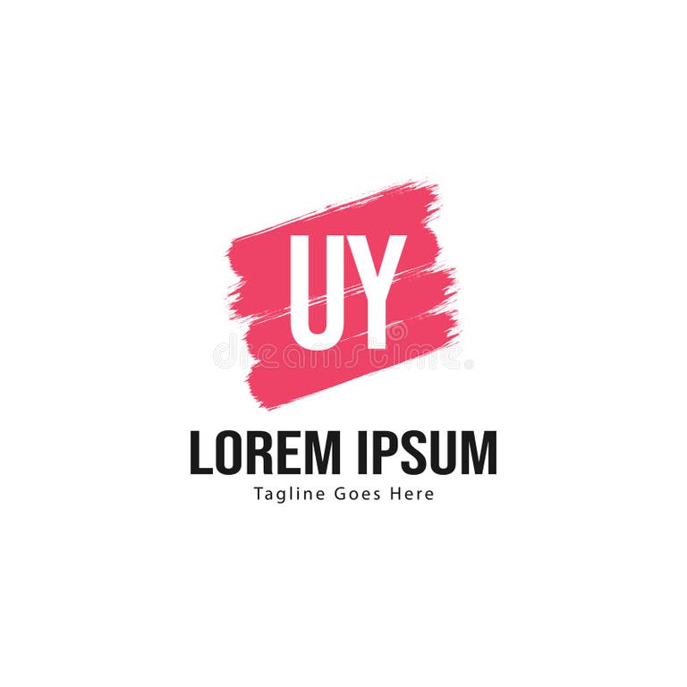 UY Letter Logo Design. Creative Modern UY Letters Icon Illustration ...