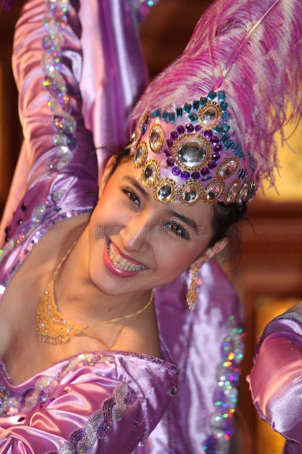 Uyghur dancer editorial stock image. Image of arab, islamic - 74785379