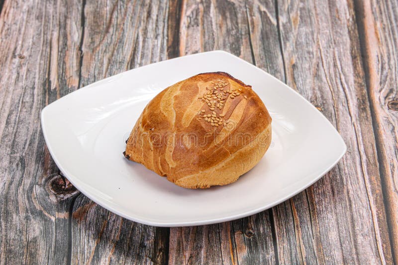 Uzbek Cuisine - Samosa Pastry with Meat Stock Image - Image of meal ...