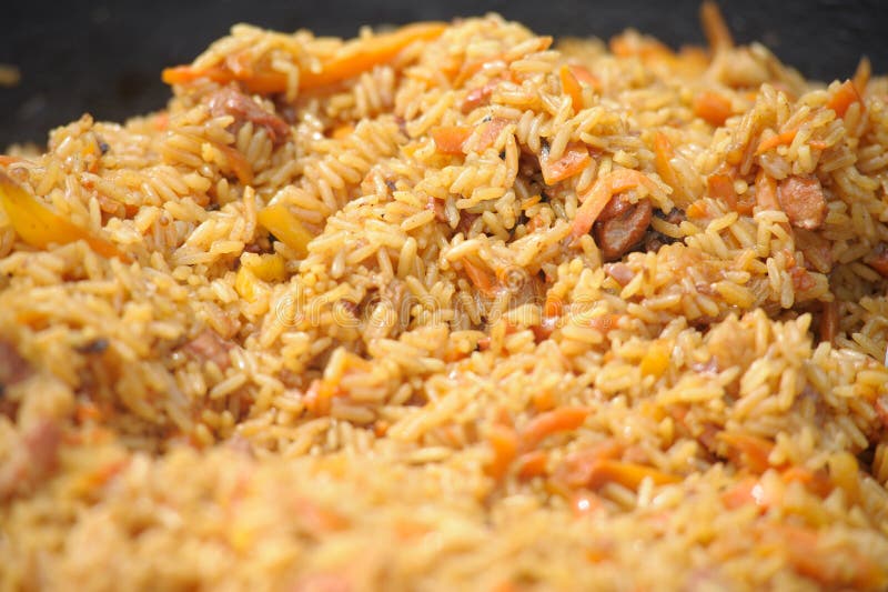 Uzbek pilau stock image. Image of spices, palaw, flavoured - 9730683