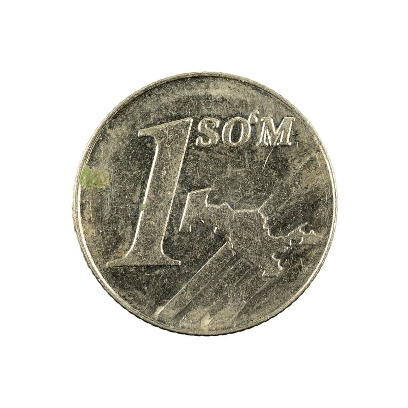 50 Uzbek Som Coin Against 50000 Uzbek Som Banknote Stock Image - Image ...