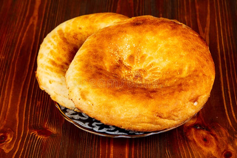 Uzbek lepeshka bread stock image. Image of lepeshka - 123928343