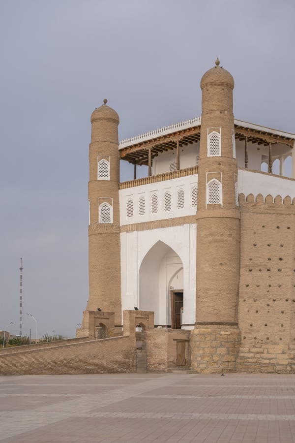 Uzbekistan - Bukhara - Ark Fortress - Entry Gate Stock Photo - Image of ...