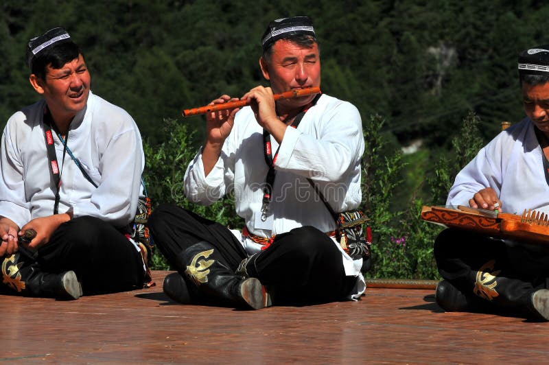 Uzbekistan Dance Group editorial stock photo. Image of alps - 20703543