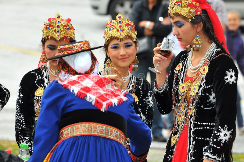 Uzbekistan Dance Group editorial stock photo. Image of alps - 20703543